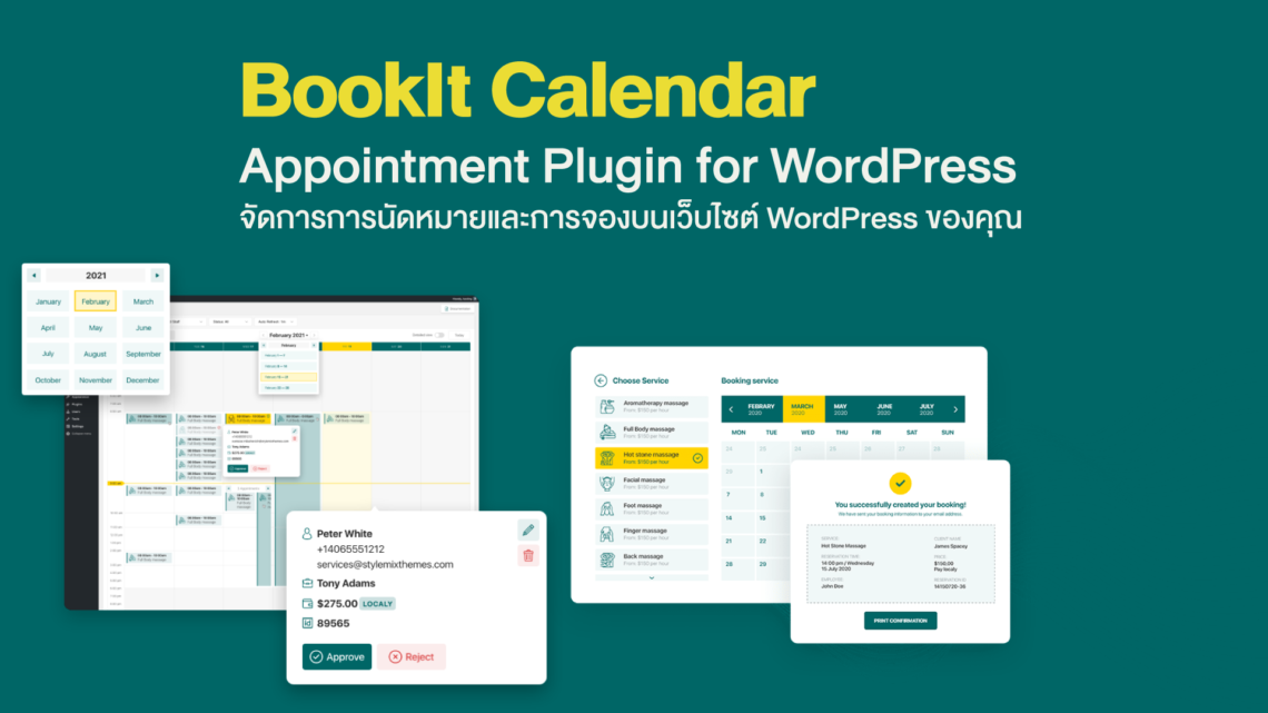 BookIt Calendar Appointment Plugin for WordPress - Zenkoy