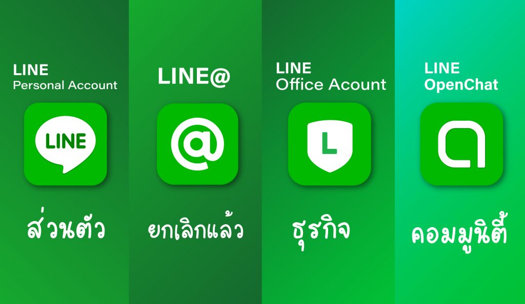 ต่างกันอย่างไร? LINE@ LINE OA - LINE OpenChat - LINE MyShop - Zenkoy