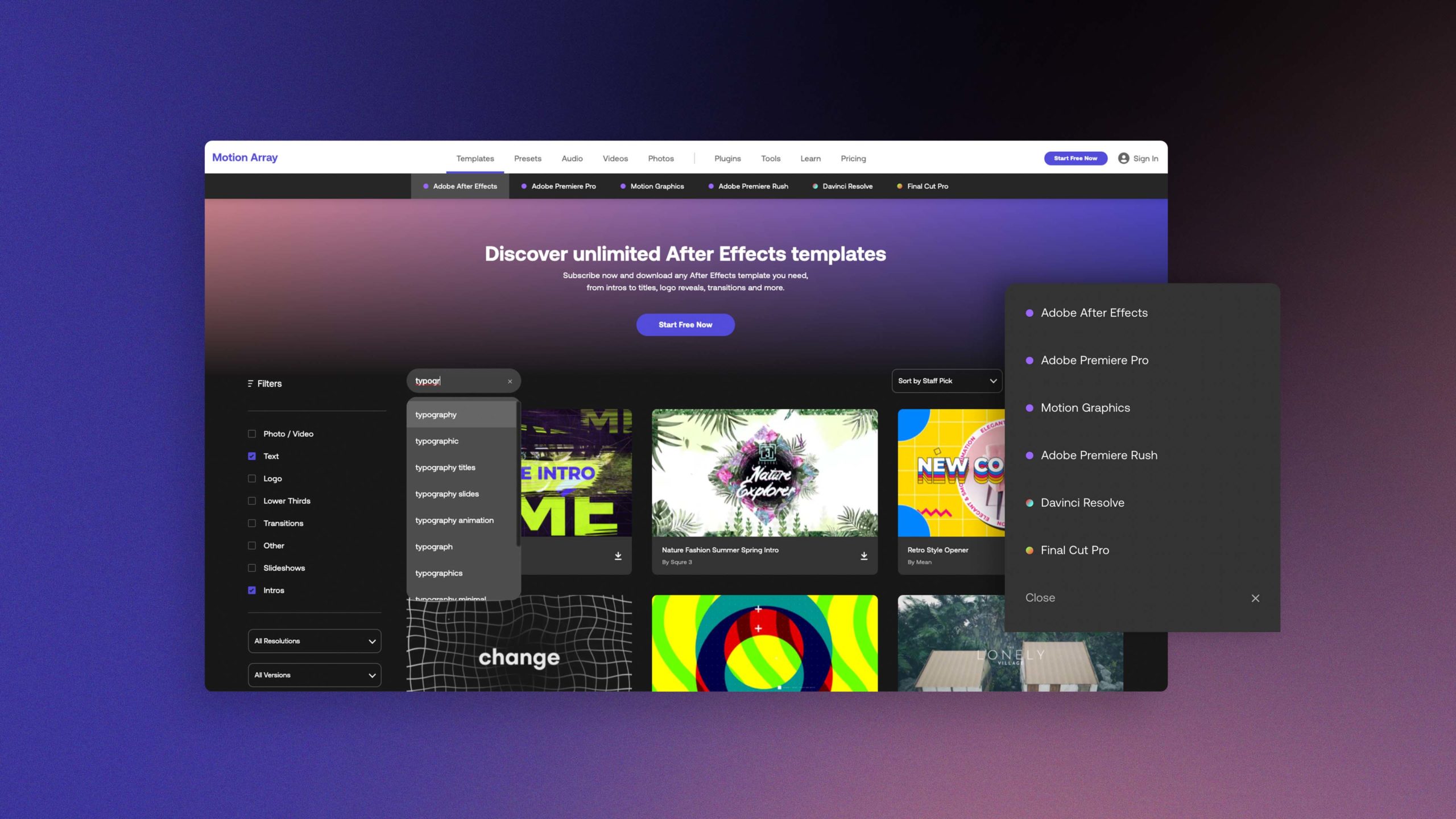 Motion Array Effects Presets Templates Zenkoy